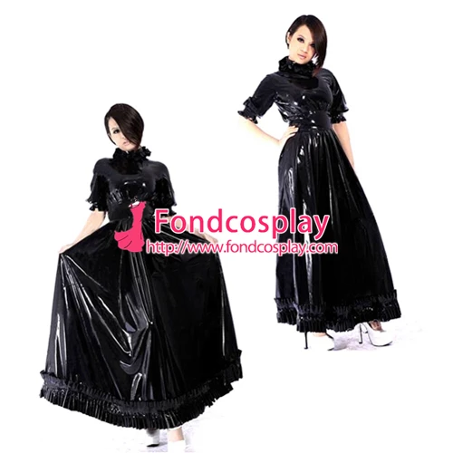 Sissy maid pvc dress lockable Uniform cosplay costume Tailor made[G2184 ...