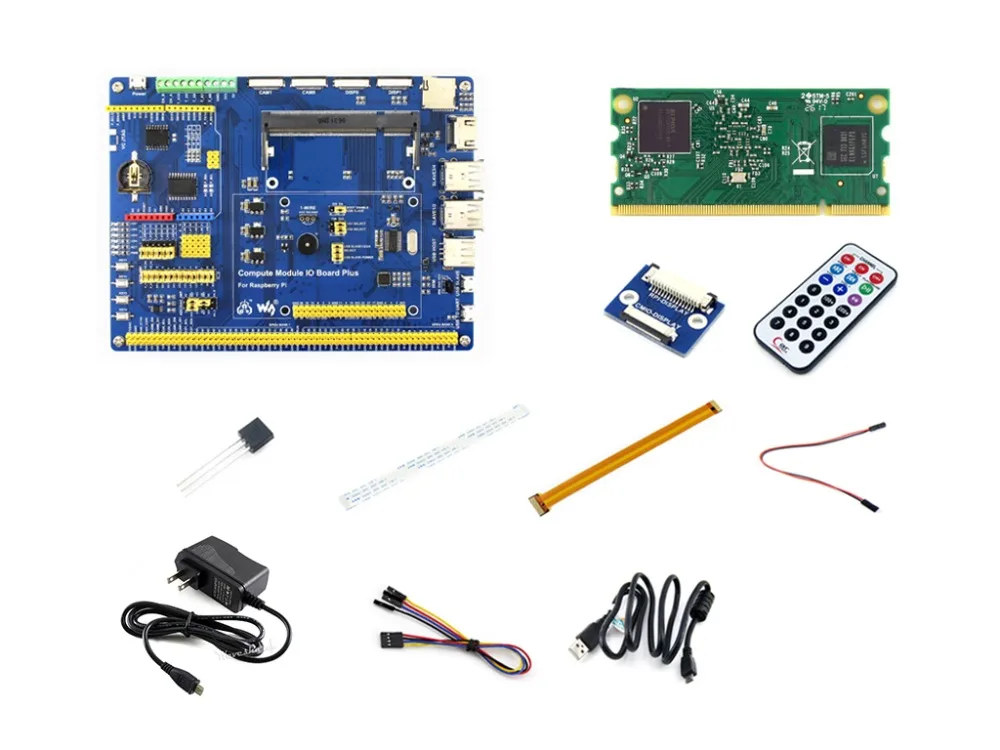 Waveshare Raspberry Pi Compute Module 3 Development Kit Type A with ...