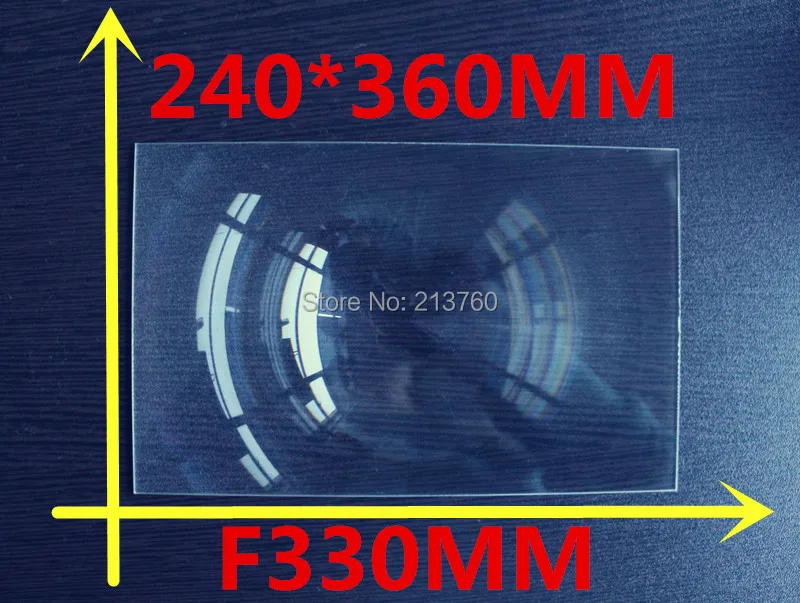 15.6 Inch Lcd Panel Diy Projection Fresnel Lens Rectangular 240*360mm ...