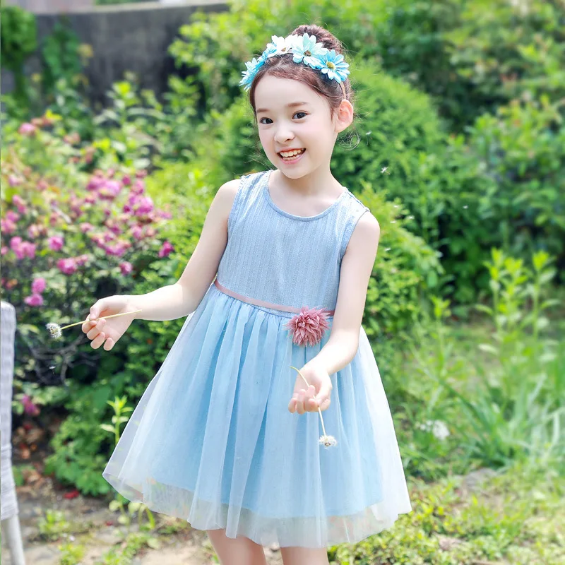 summer flower girls dresses for party and wedding kids clothes girls ...