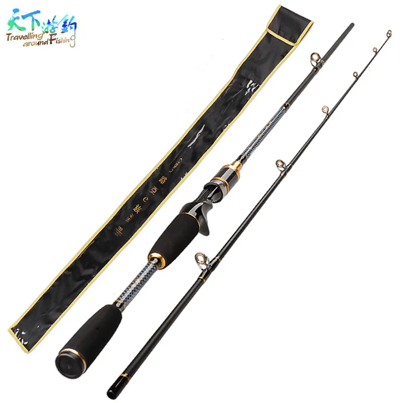 1.8m 2.1m 2.4m Casting Fishing Rod High Carbon M Power Spinning Vara De ...