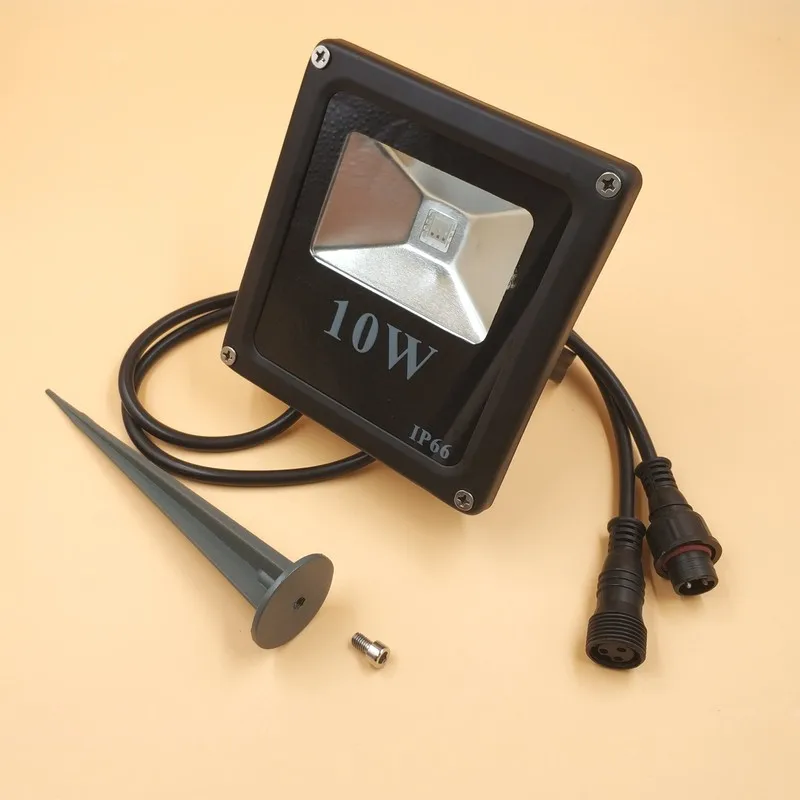 10pack 10W high power led WS2811 controlled addressable RGB flood light ...
