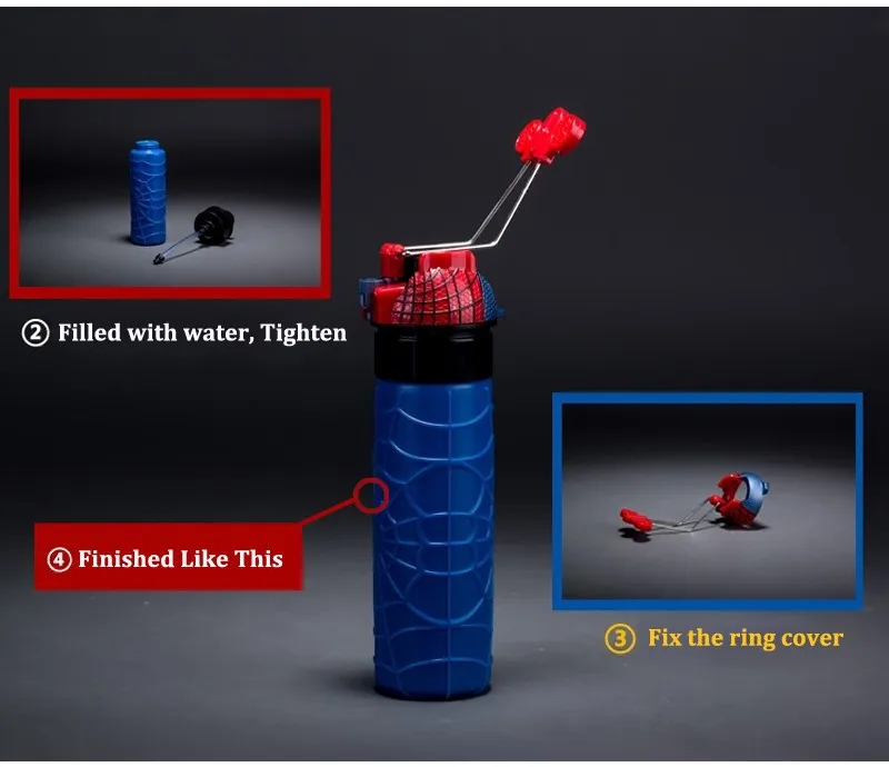 Figure Toys Amazing Spiderman Brinquedos Spinning Spray Web Shooter ...