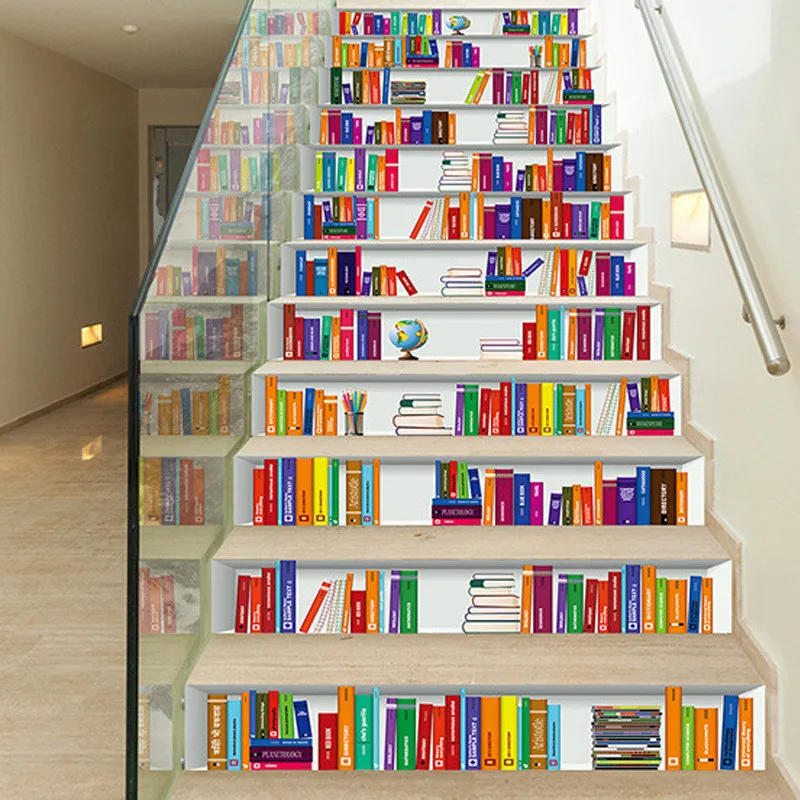 Stickers Room Decoration Deroration DIY Vinyl Staircase Stair Riser ...