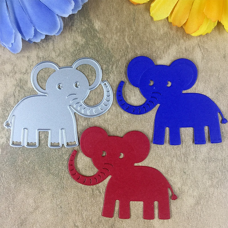 Baby Elephant Card Maker Metal Die Cutting Dies For DIY Scrapbooking ...