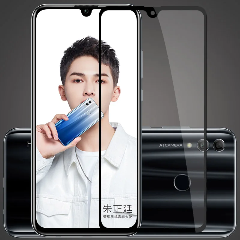 For Huawei P Smart 2019 Tempered Glass Front Full Cover Screen ...
