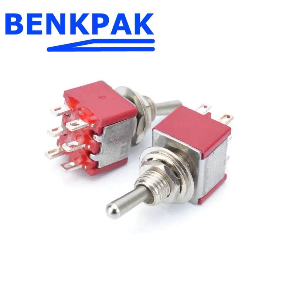 Waterproof Toggle Switch High Quality Spring Return 6 Pin (ON) OFF (ON ...