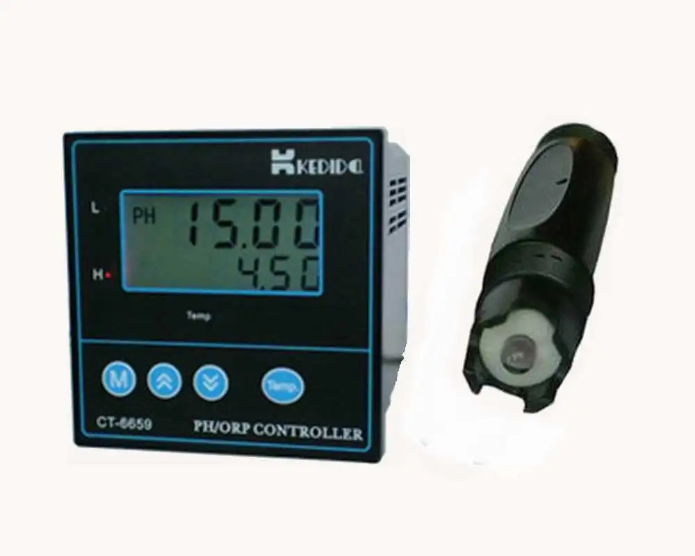 Digital ct 6659 ph/orp probe controller + ph electrode for Industrial ...