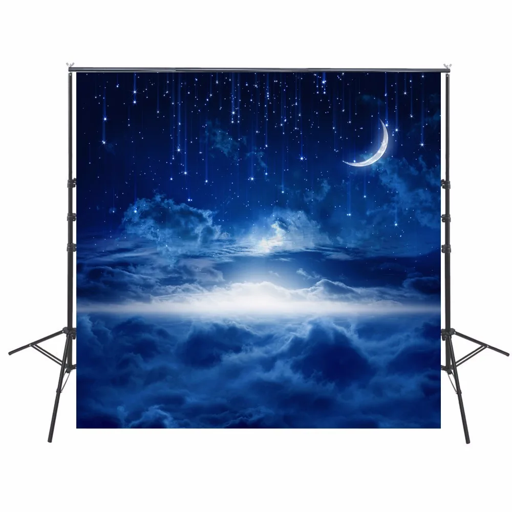 Night Moon Photography Backdrops Vinyl Backdrop For Photography Fondali ...