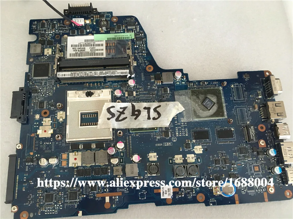 K000106370 NWQAA LA 6062P For Toshiba A665 A650 Laptop Motherboard 310M ...
