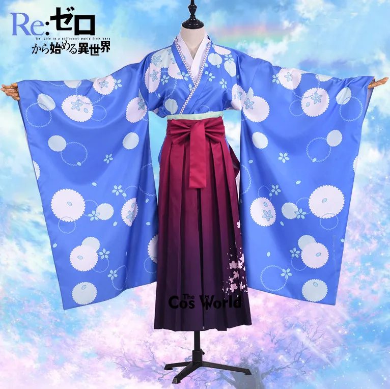 Re Zero Kara Hajimeru Isekai Seikatsu Ramu RAM Remu REM Yukata Kimono ...