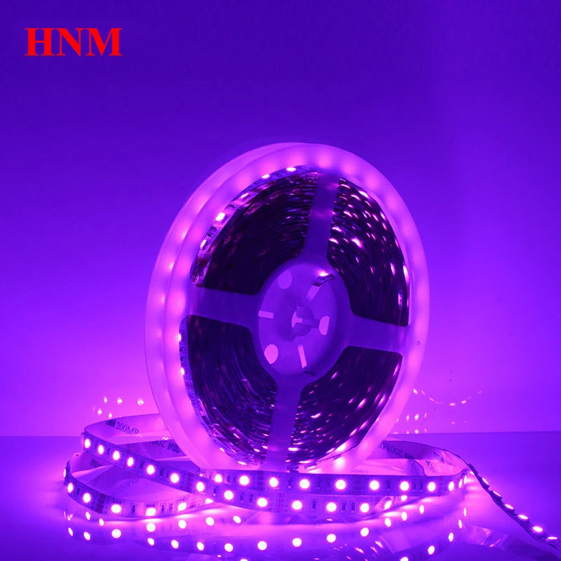 5m 60leds/m violeta led strip 5050 smd fita flexível luz 300leds ...