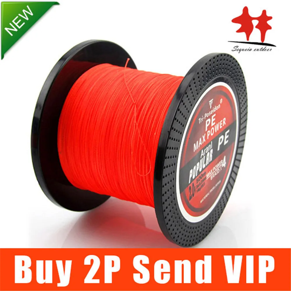TNEW Japan Material 4 Stands BRAIDED FISHING LINE 500M Multifilament PE ...