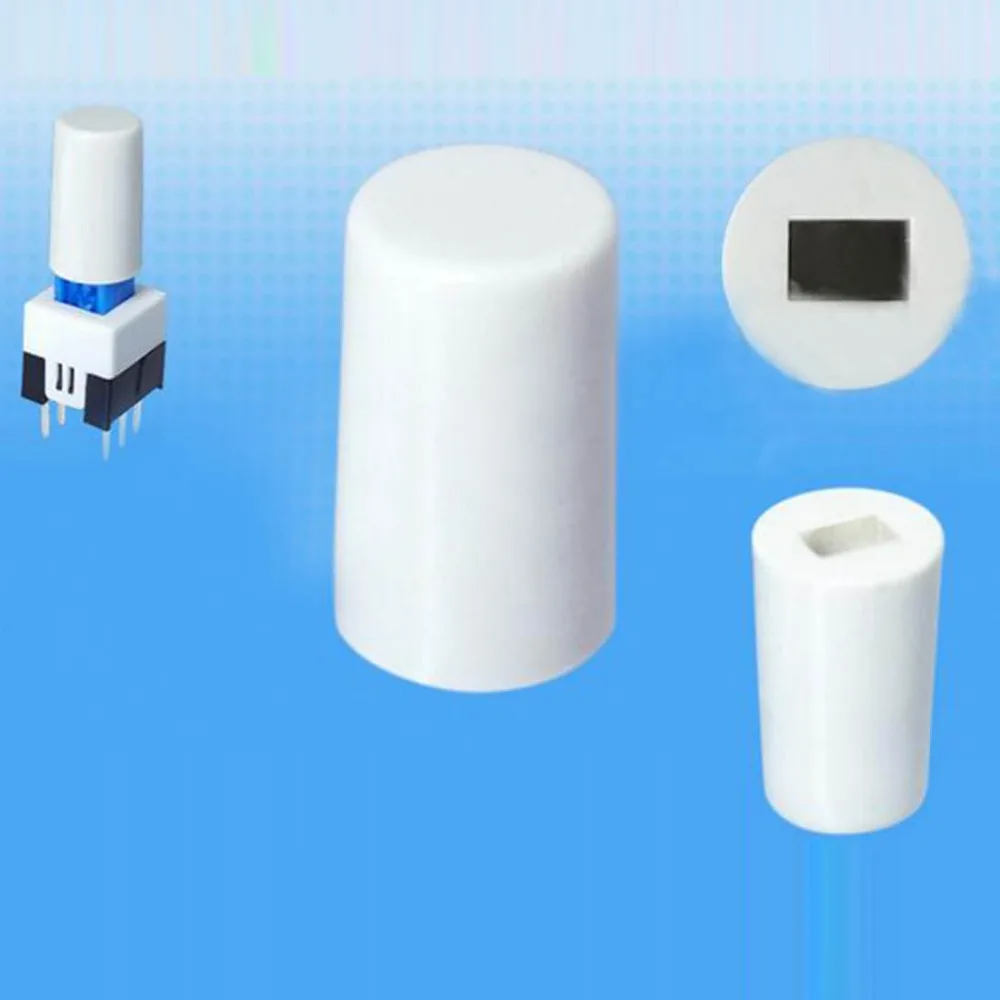 200pcs 6*10mm Self Locking Switch Cap Round Button Cap Multi Color Caps ...