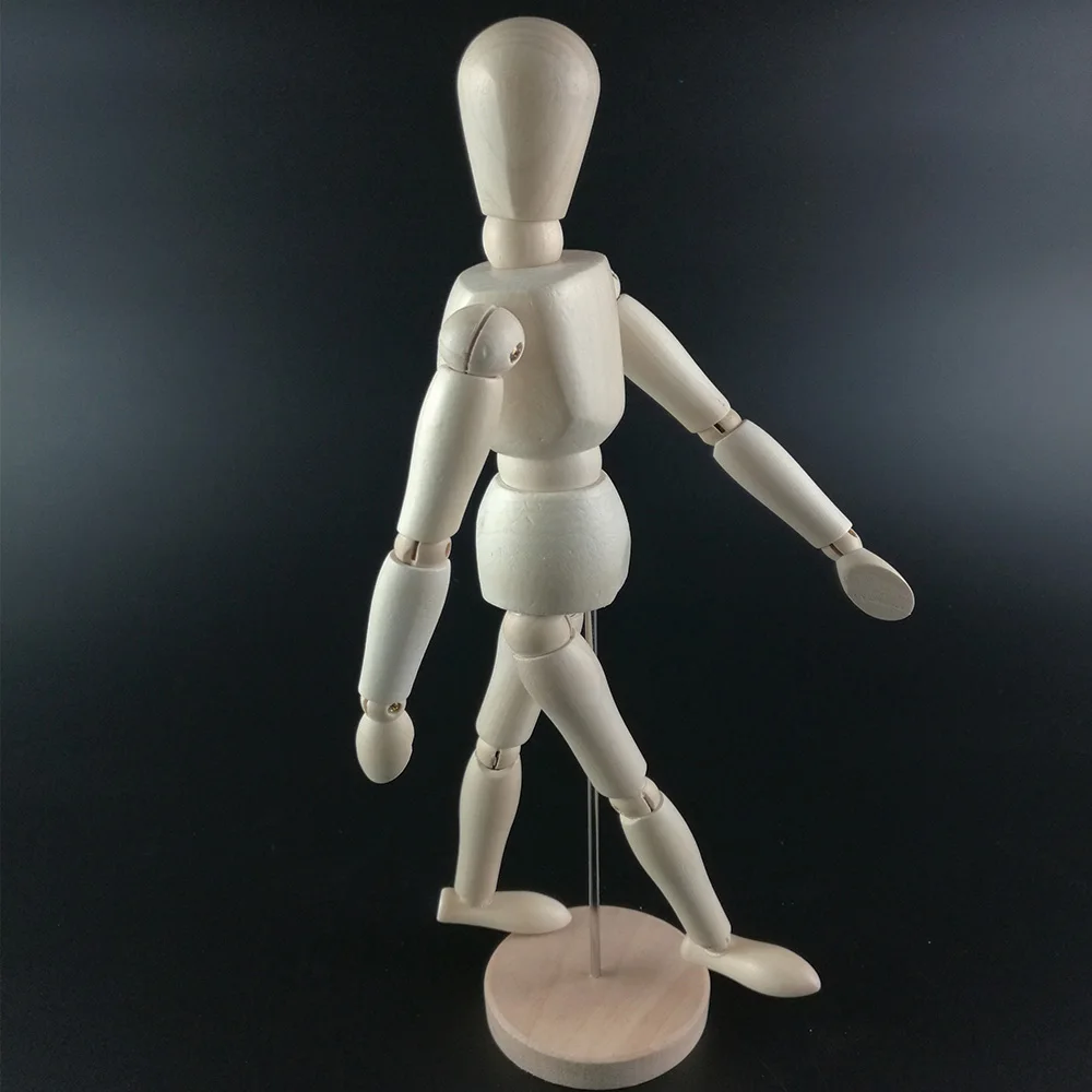 Wooden Human Body 5.5 Inch 15cm Wood Human Body Model Figure Manikin ...