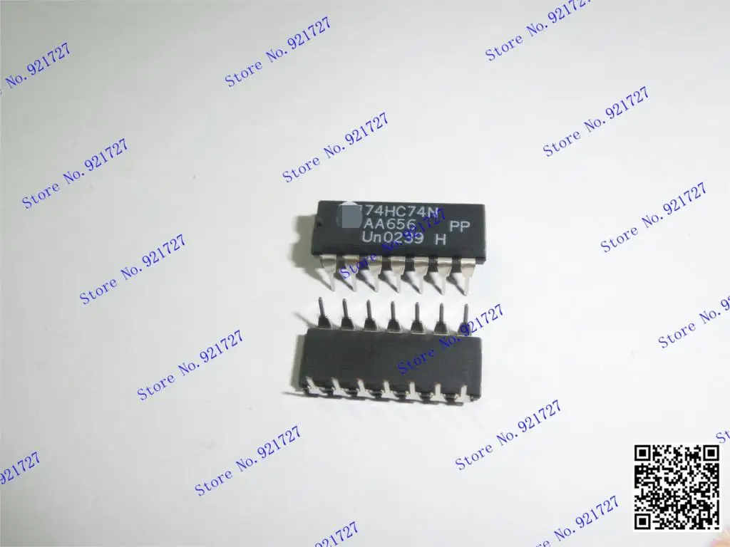 10PCS 74HC74N 7474 74HC74 Dual D Type Flip Flop with Set and Reset DIP ...