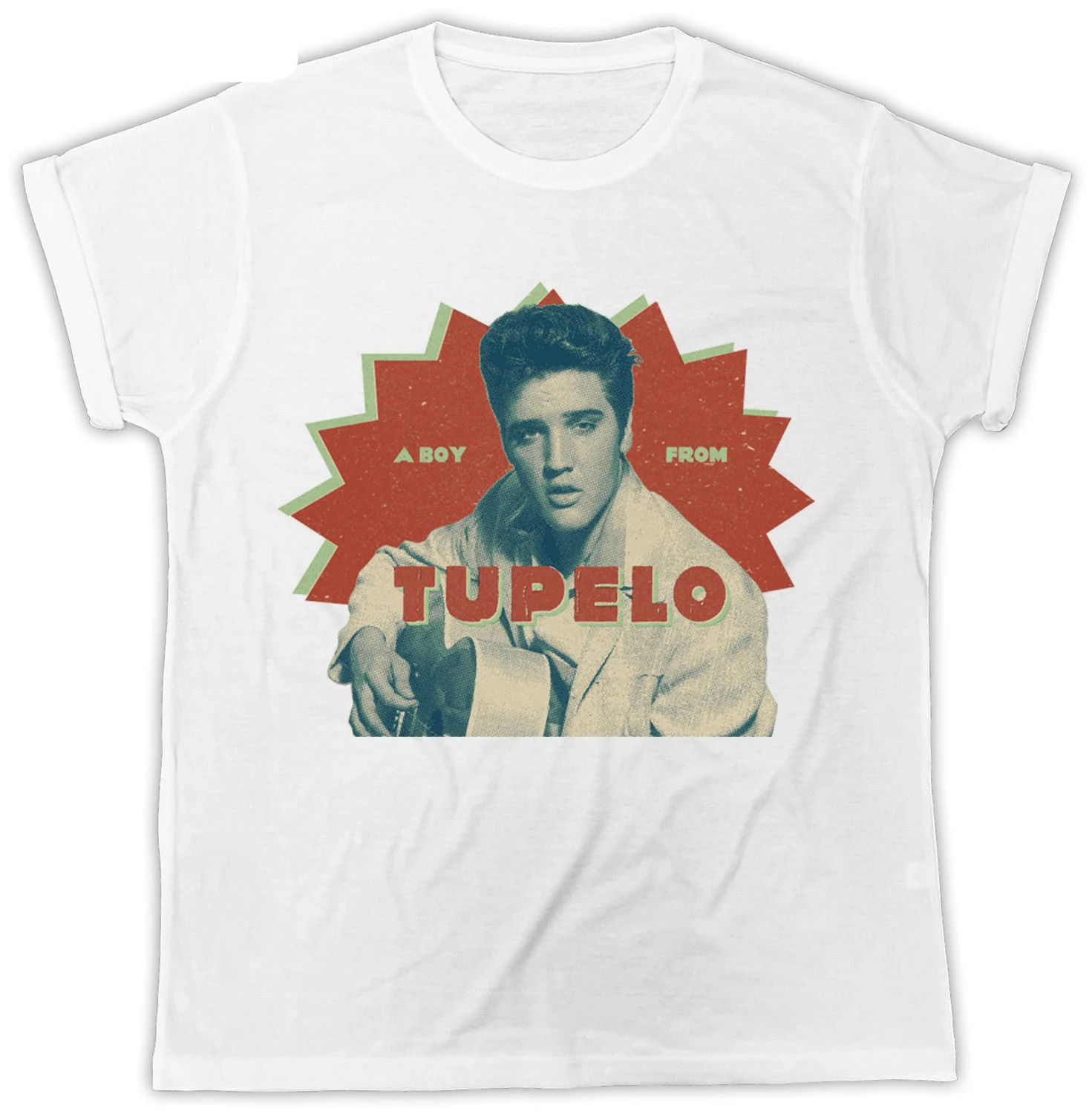 Elvis Presley camiseta Tupelo música Nostalgia hombre mujer Unisex camiseta|Camisetas| - AliExpress