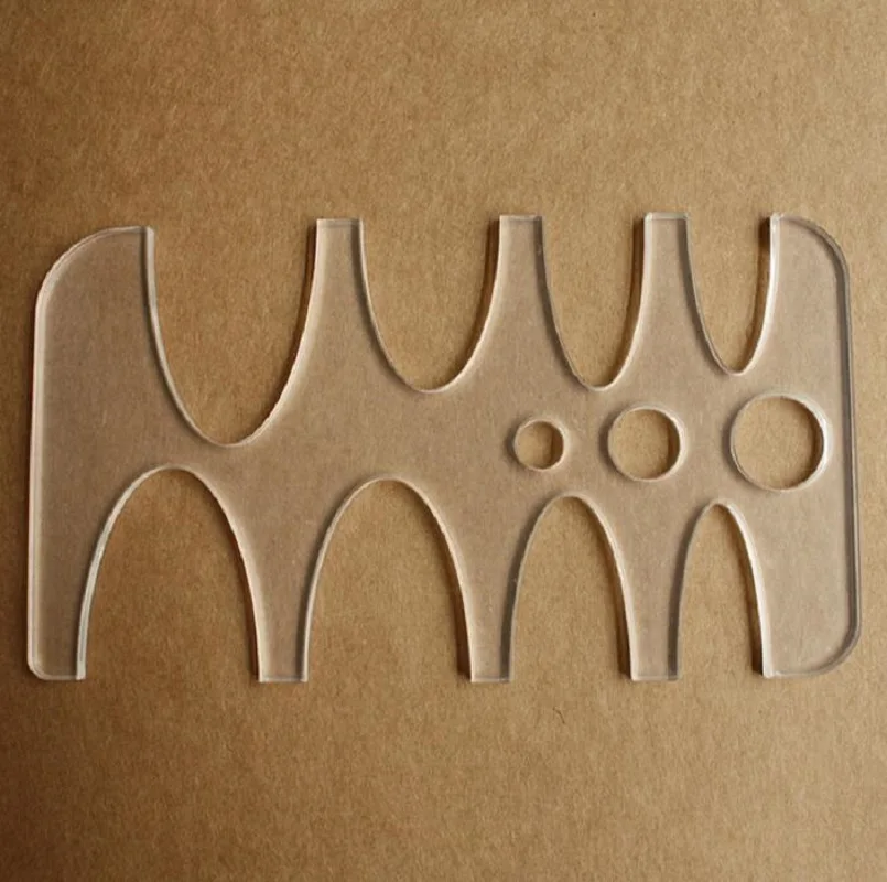 Leather Craft Acrylic Watchband Belt Strap Billet Buckle Stencil ...