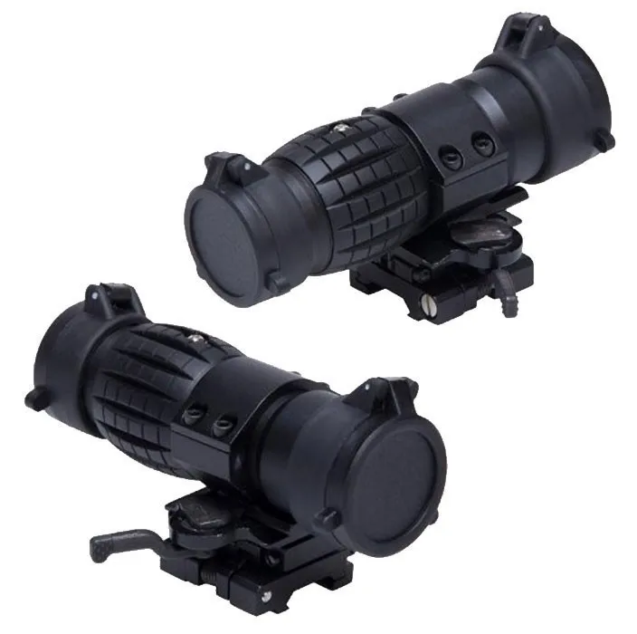 Tactical QD 3X Magnifier gun rifles Scope With Twist Mount for Aimpoint ...