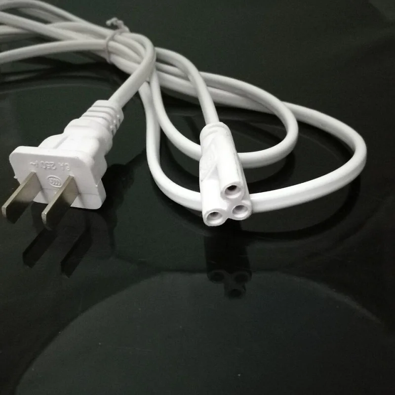 Us Plug T5 T8 Led Tube Plug Power Cord 2 Core With Switch Extension