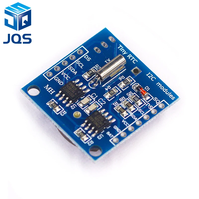 2PCS The Tiny RTC I2C modules 24C32 memory DS1307 clock RTC module for ...