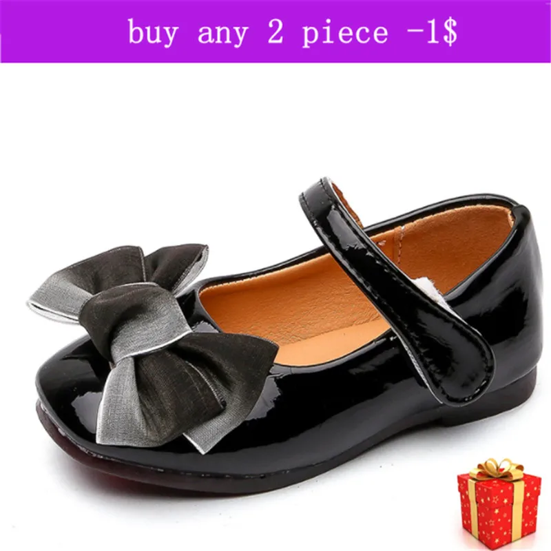 Brand Bow Children Shoes Girls Princess Cute Little Kids Shoes For ...