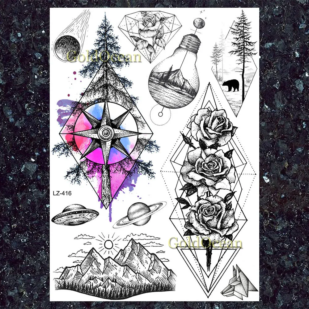 Drafting Compass Tattoo