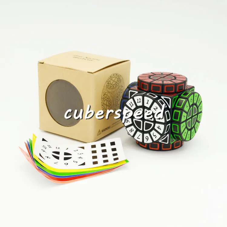 CuberSpeed 2x2 Time Machine Black Magic cube Puzzle