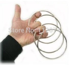 Metal-Linking-Ring-4-Rings-Set-Dia-10cm-Magic-Tricks-Stage-Street ...