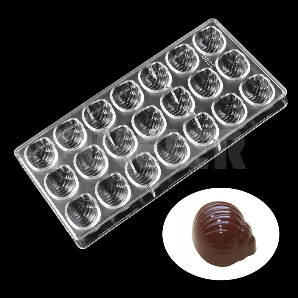Conch Shaped Polycarbonate Chocolate Mold DIY cake candy PE ...