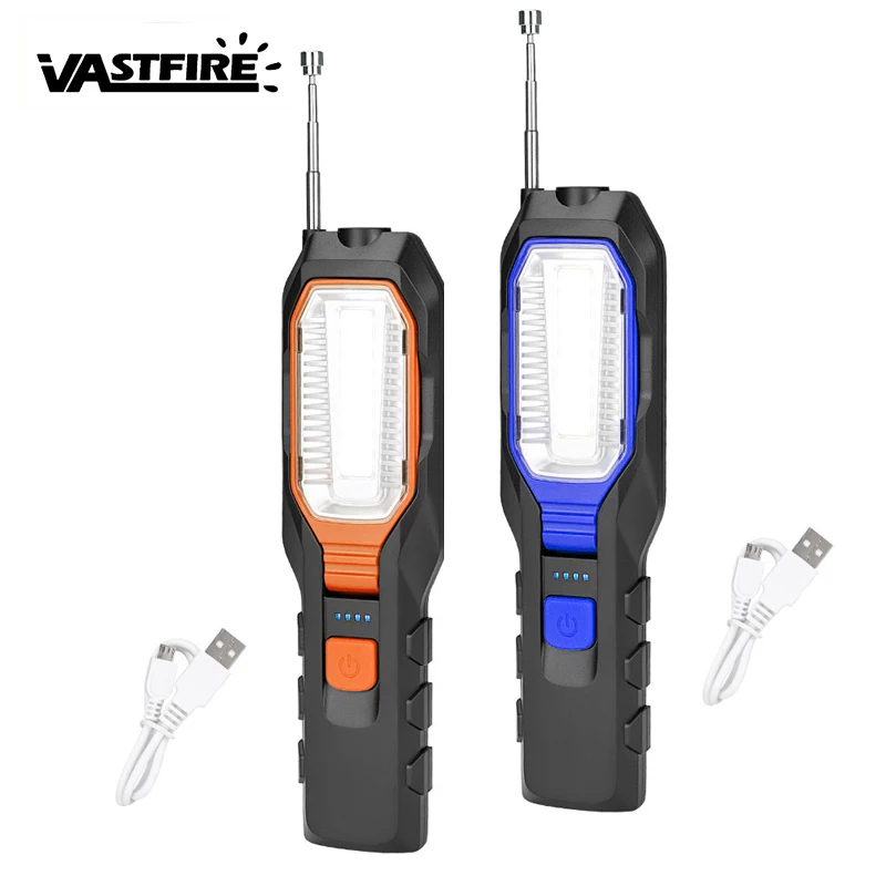 Cob Led Portable Lantern Rotatable Antenna Work Light Inspection ...