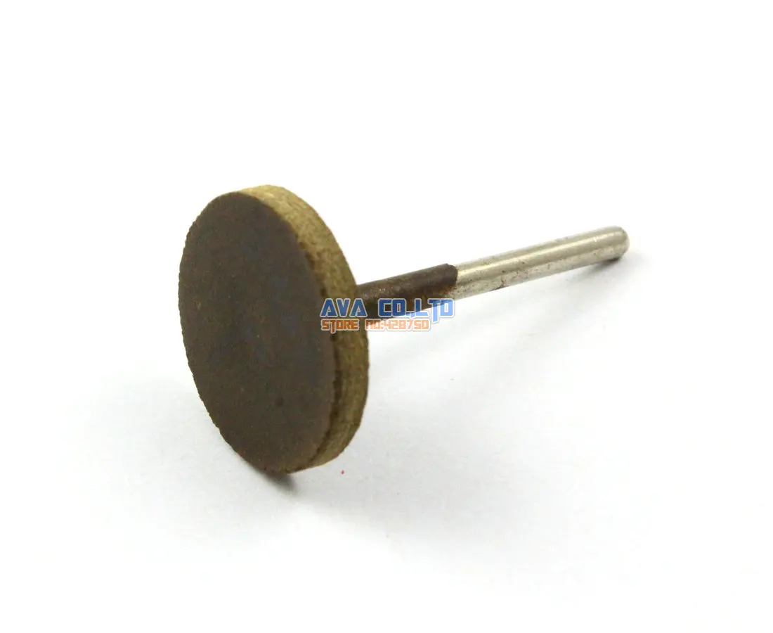 30 Pieces 22x3mm Mounted Leather Polishing Point Grinding Wheel 3mm ...