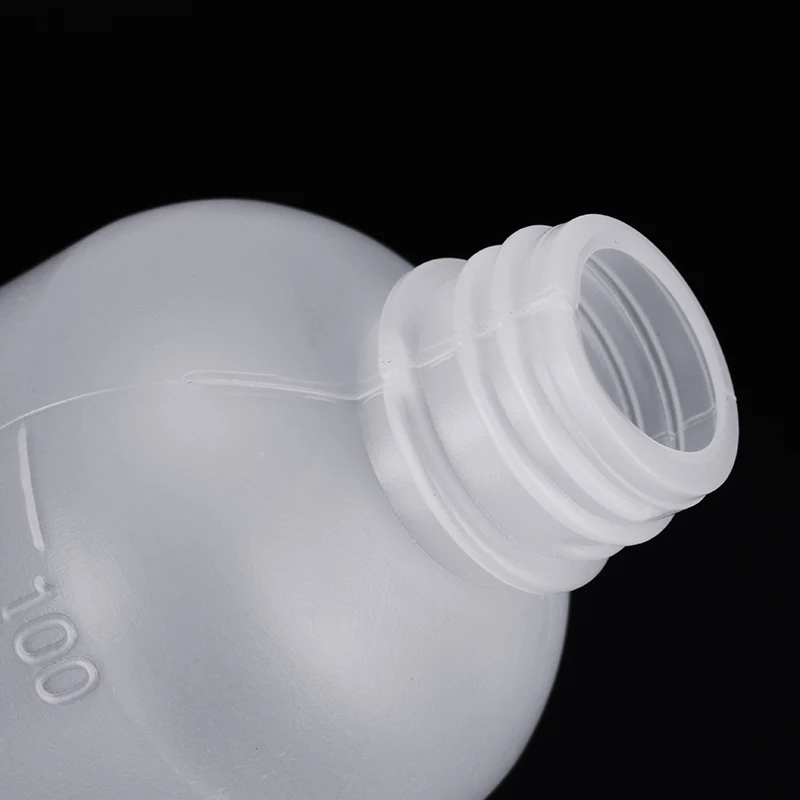 100ml Clear Plastic Laboratory chemistry Agent Bottle Sample Reagent ...