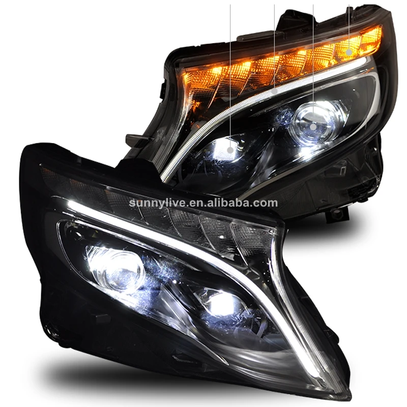 For Mercedes-benz V260 Vito Led Head Lamp Full Led Light 2016-2017 ...