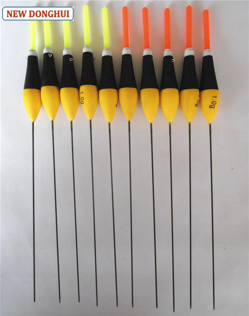 Newdonghui 10pcs/lot Fishing Float Fishing Bobber Fluctator Buoyancy 1 ...