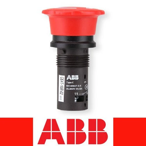 pushbutton switch.ABB.Twist release type emergency stop button /2NC/CE4T 10R 02. emergency push ...