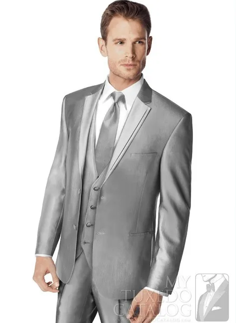 Men-s-wedding-suits-men-SILVER-TUXEDO-Slim-business-suits-designer ...
