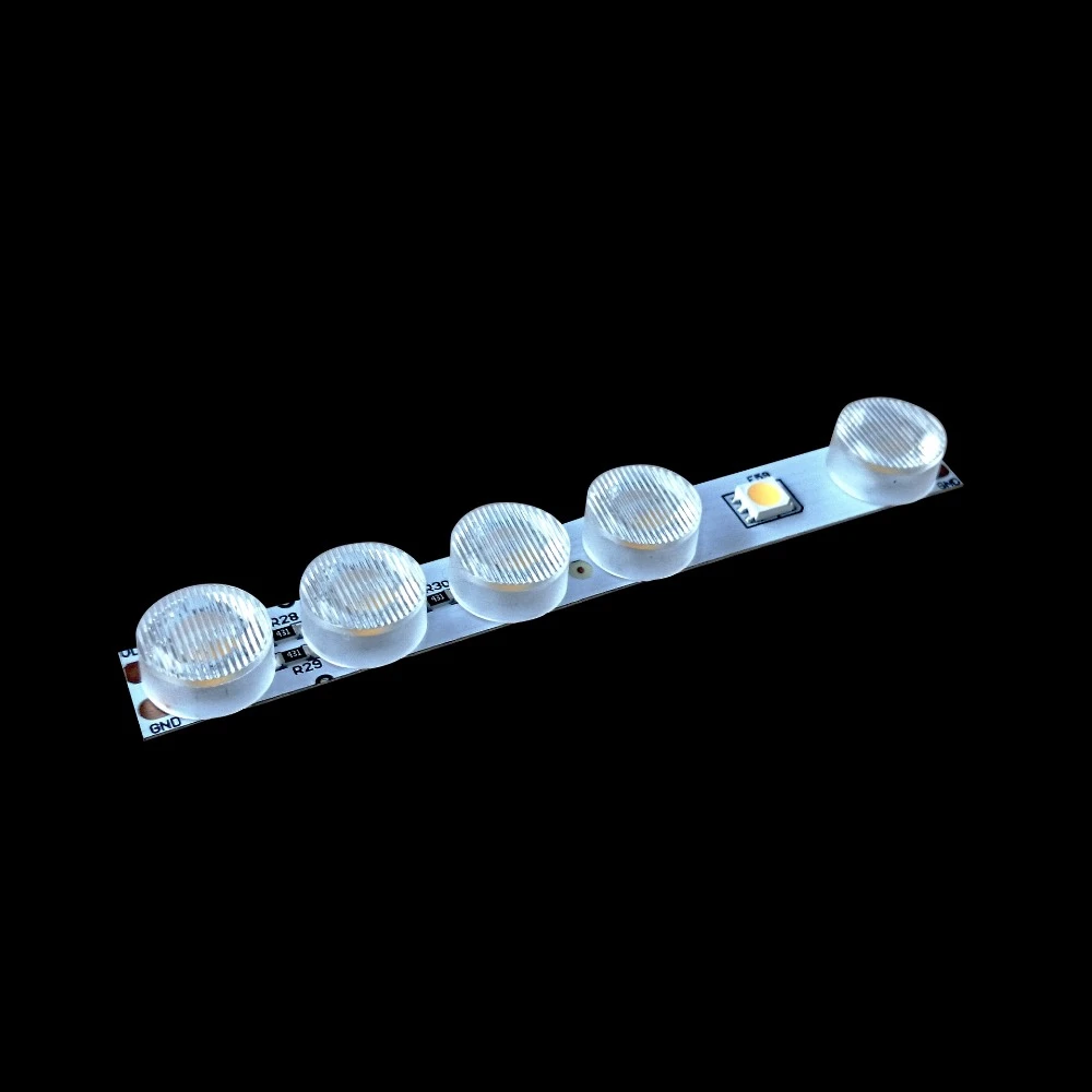 100pcs sable Surface PMMA Lens D10mm 93% TRANSMISSION LUMINEUSE POUR ...