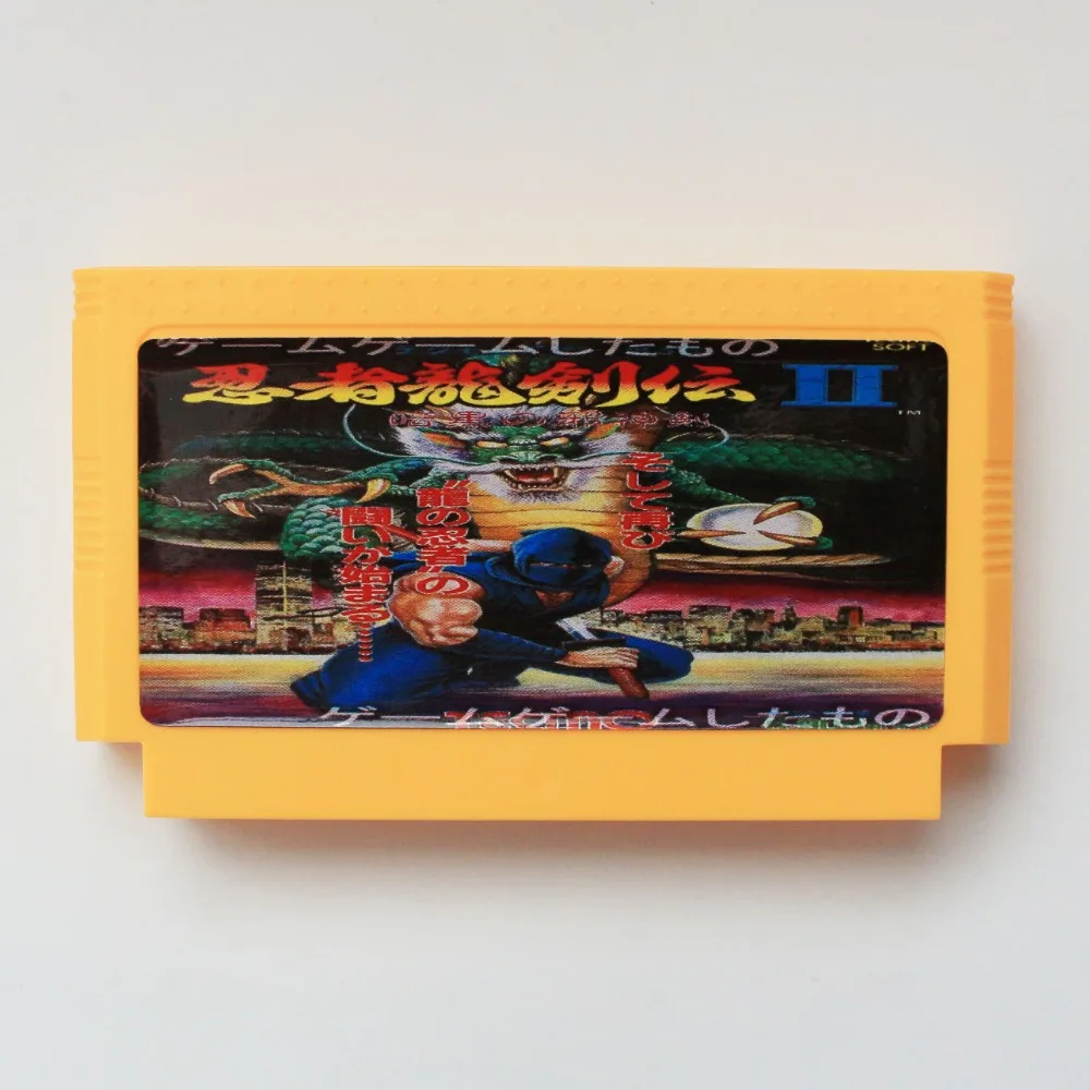 Ninja Gaiden 2 60 Pin Game Card For 8 Bit Subor Game Player|60 pin game ...