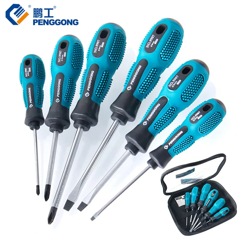 PENGGONG-6-Pcs-Screwdriver-Set-Magnetic-Chrome-Vanadium-Phillips ...