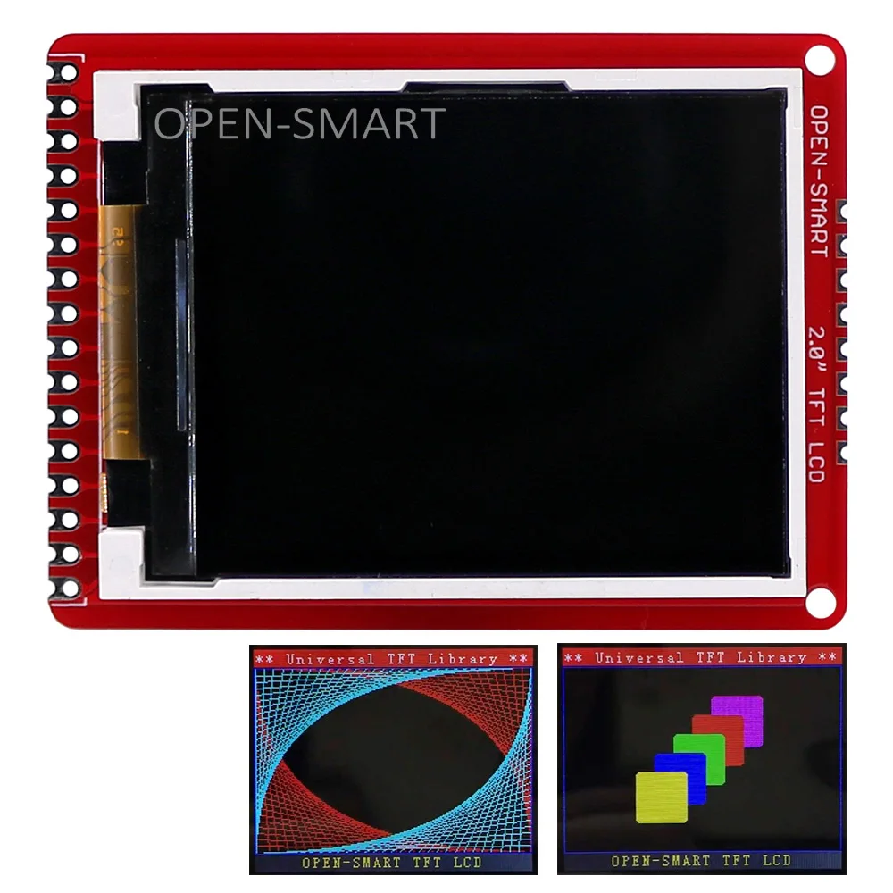 3.3v 2.0 Inch 8-bit Parallel Tft Lcd Module 176x220 Lcd Shield Breakout ...