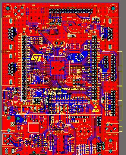 Stm32 development board pcb and schematic stm32f103 stm32f10x stm32f103 ...