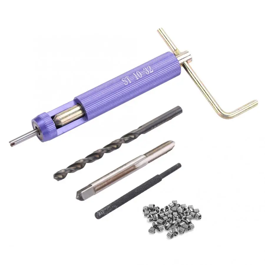 50Pcs Coiled Wire Inserts Thread Repair Insert Screw Threaded Insert ...