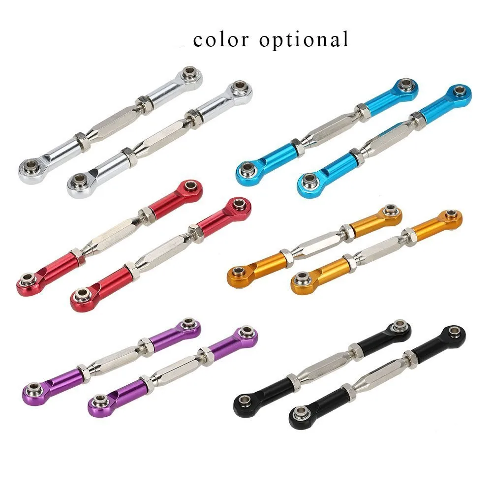 100pcs /lot Adjustable Steering Aluminum Turnbuckle Set Linkage Rod ...