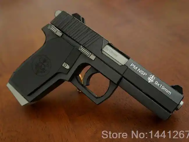 NSP Pistol Fine Structure Model Scale 1: 1 DIY Handmade Paper Model Gun ...