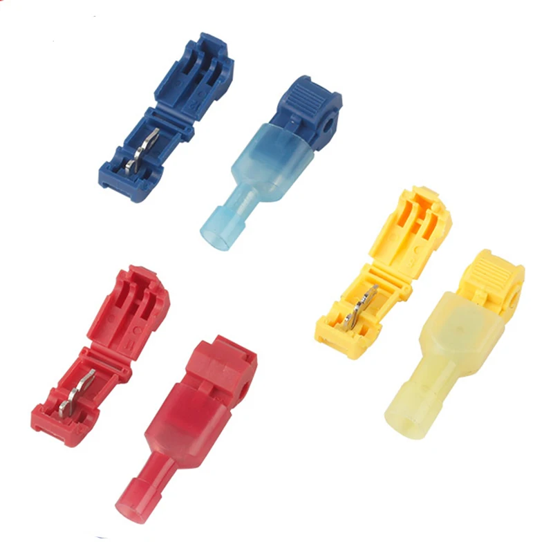 90PCS Wire Cable Connectors Terminals Crimp Scotch Lock Quick Splice ...