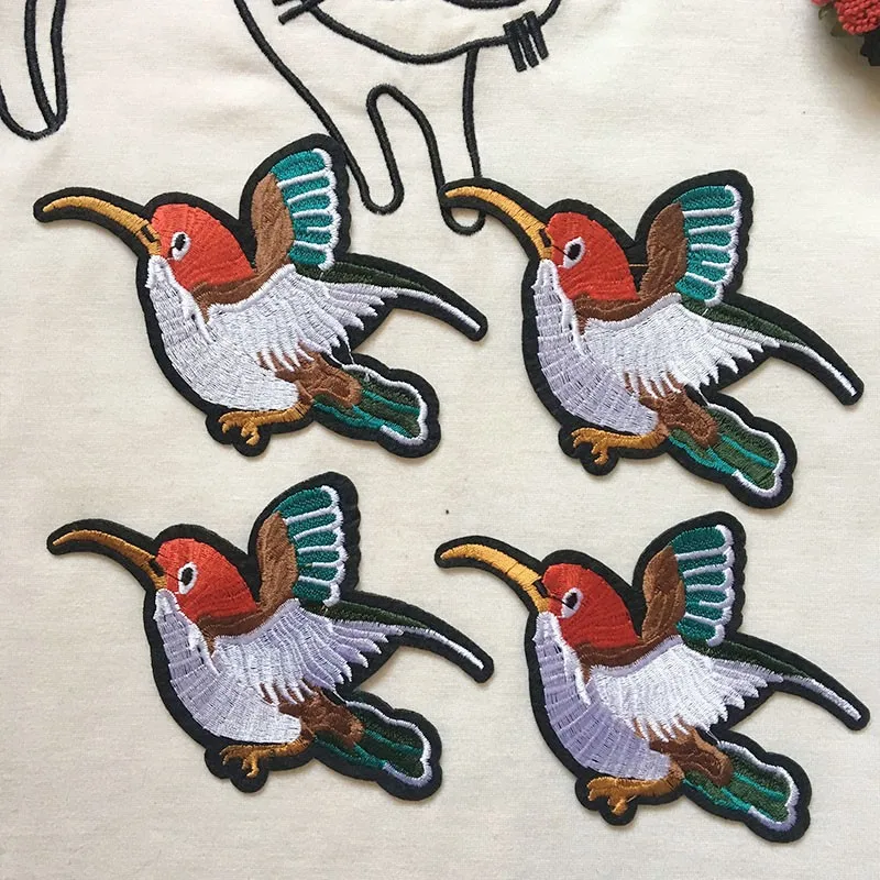 Creative Bird Pattern Brand Clothing Embroidery Logo Patch Garment ...