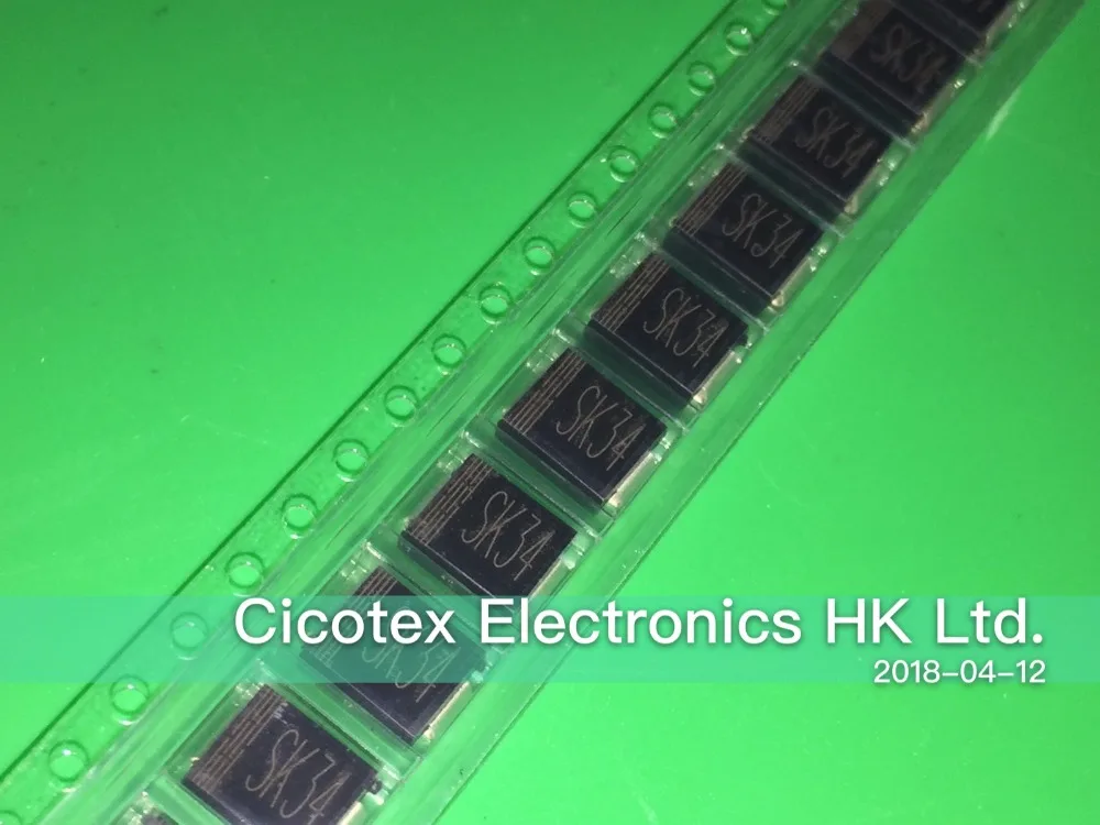 Diodo de DO 214AB SCHOTTKY SMD, 40V, 3A, DO214AB, SS34, 1N5822, SS34C ...