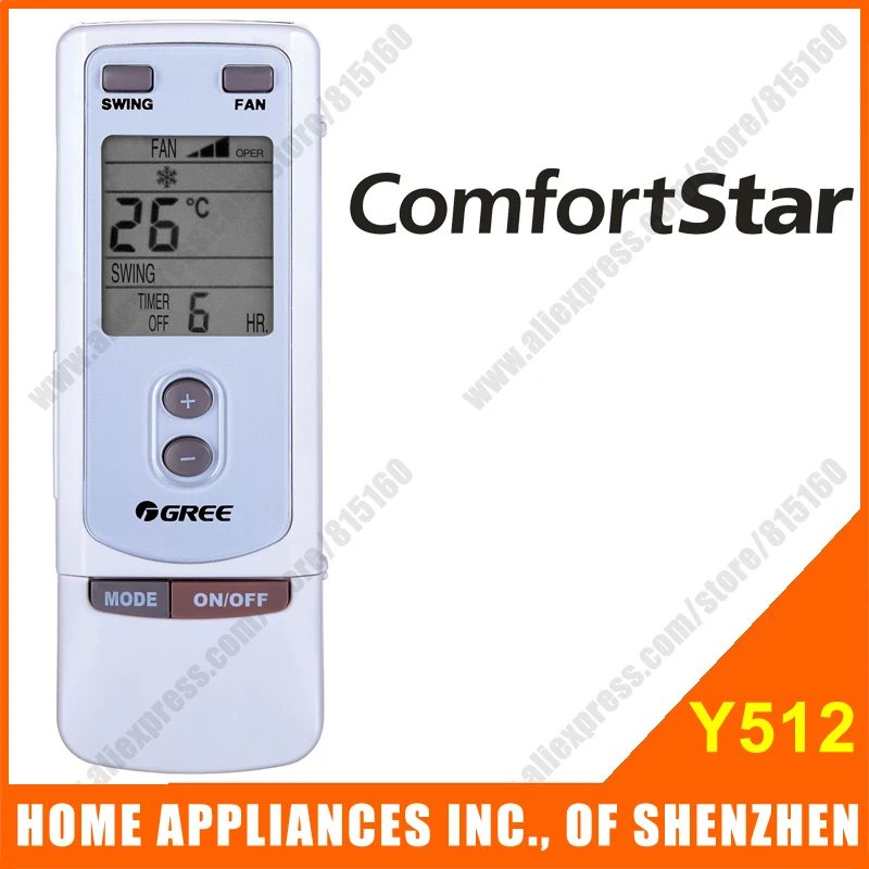 ComfortStar Split & Portable Air Conditioner Remote Control Replacement ... ComfortStar Split & Portable Air Conditioner Remote Control Replacement ...