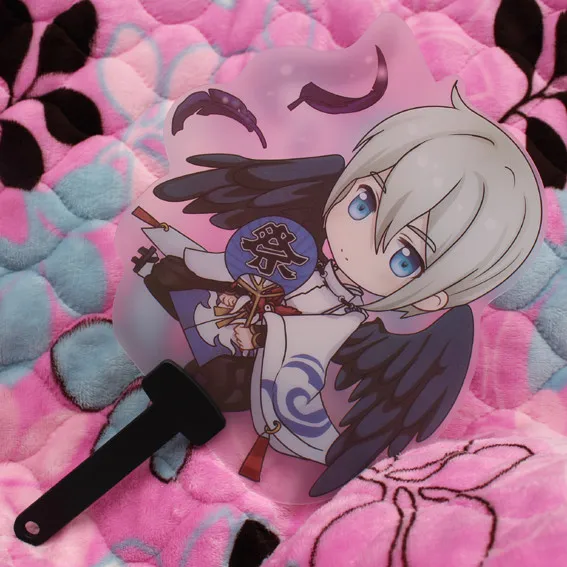 New Japanese Anime Cartoon Shonen Onmyouji Cute Hand Fan Cool Fan No.1 ...